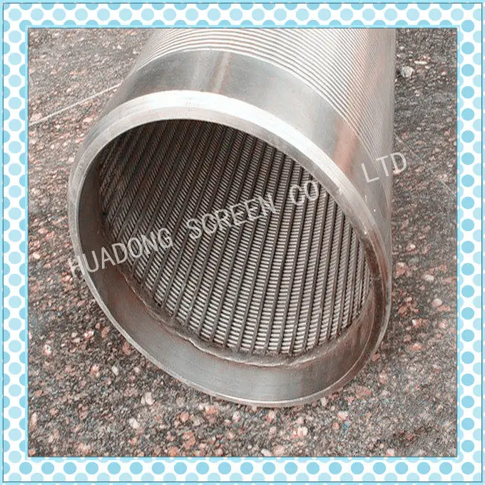 China Oil&Water Sand Filter Pipe For Bore Well/Wedge Wire Screen ...