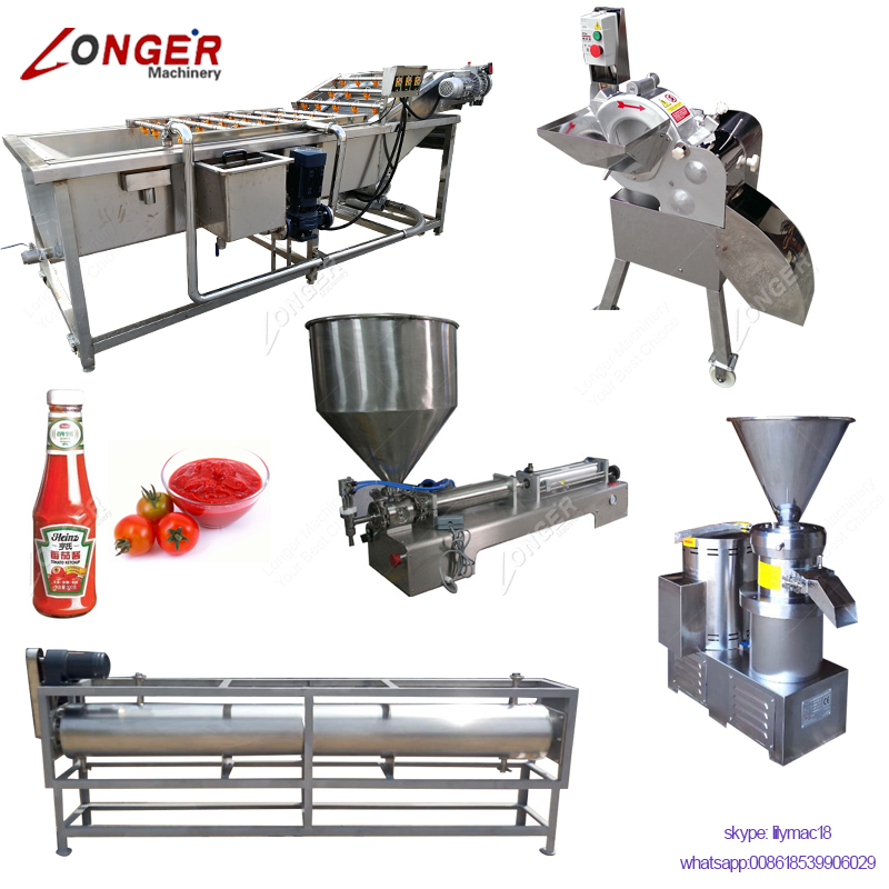Factory Sale Date Paste Machinery Fruit Jam Production Line Tomato ...