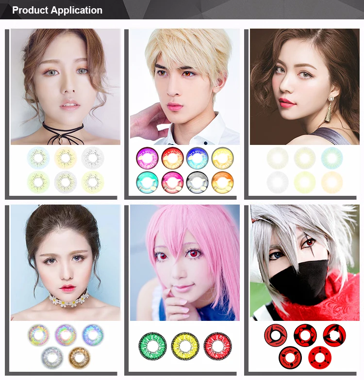 Realcon Custom-made Available Brand-new Design Colored Contact Lenses ...