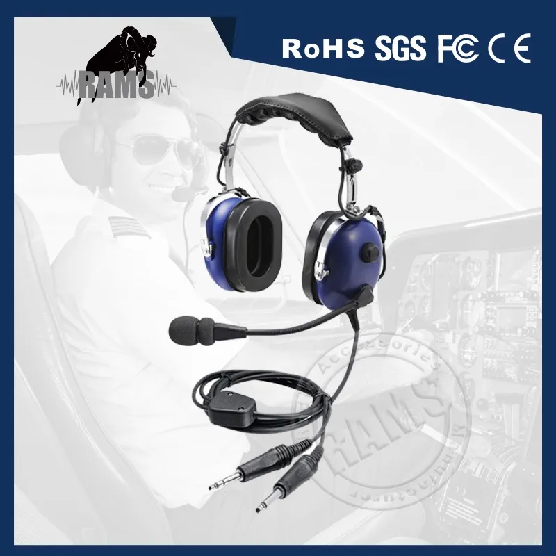 Good Quality Noise Cancelling Pilot Headset For Aviation - Buy Pilot ...