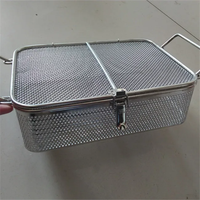 Stainless Steel Medical Wire Mesh Basket Tray For Sterilization - Buy ...