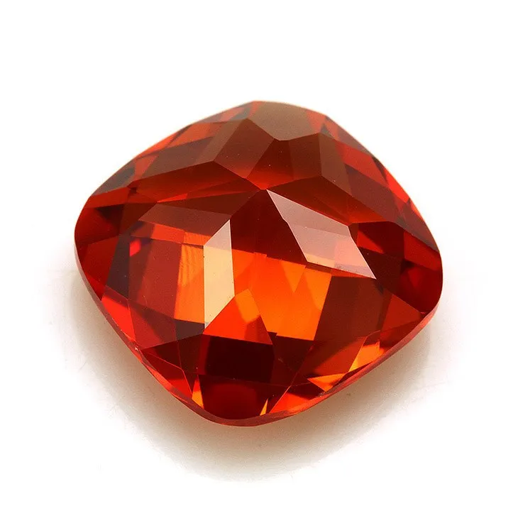 Atacado Aaa Pedra Preciosa Laranja Pedra Do Sol Sintético Rubi Pedra ...