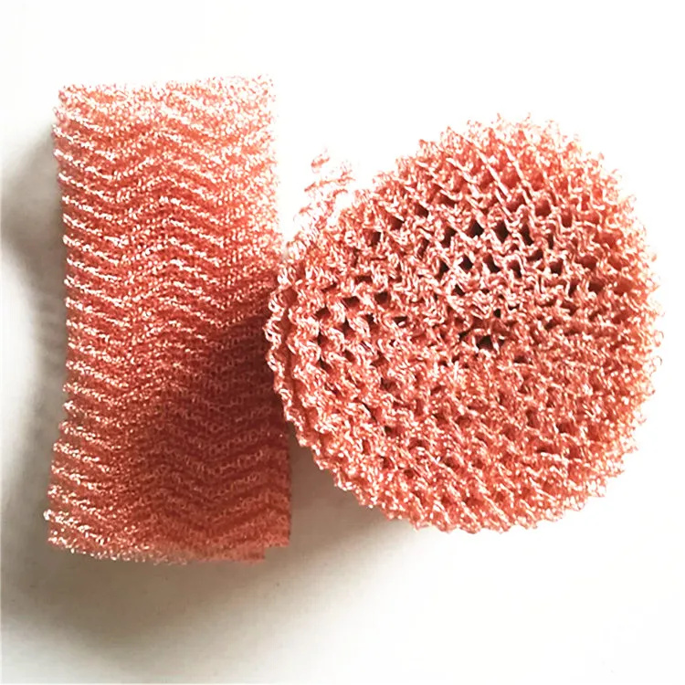 Column Packing Net 4 Wire Pure Copper Mesh for Distillation