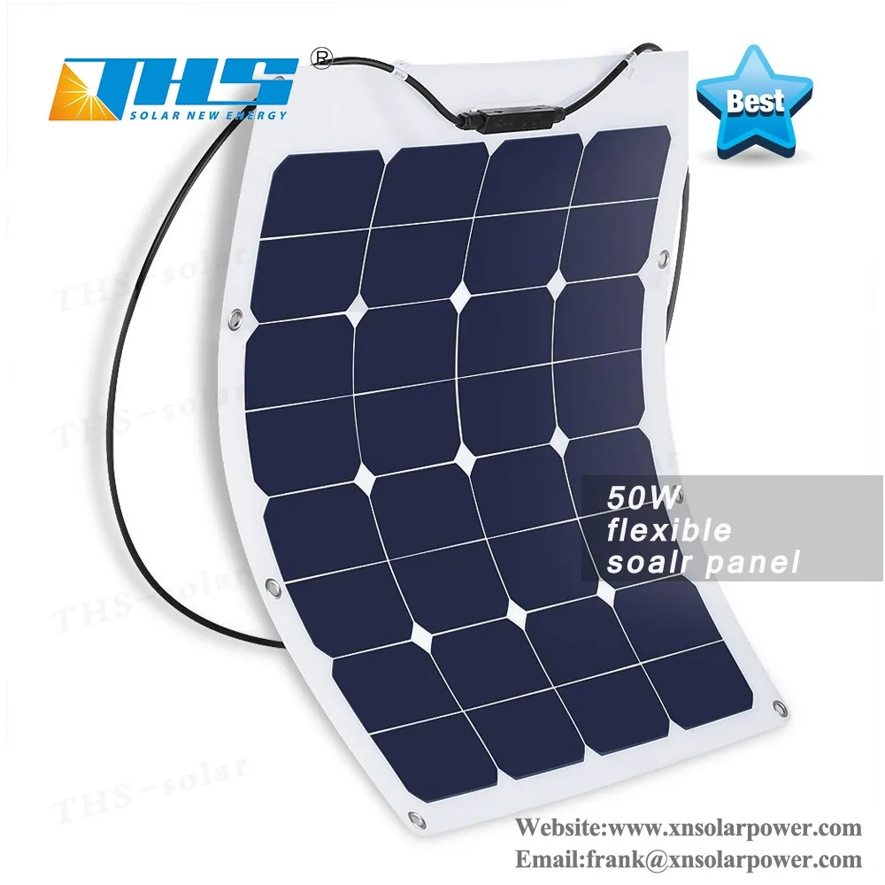 300w Etfe Mono Flexible Solar Panel Soft Solar Panel For Home Solar ...
