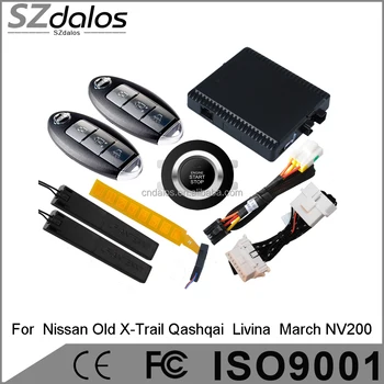 Car Passive Keyless Entry Pke Car Alarm System Long Push Button Remote ...