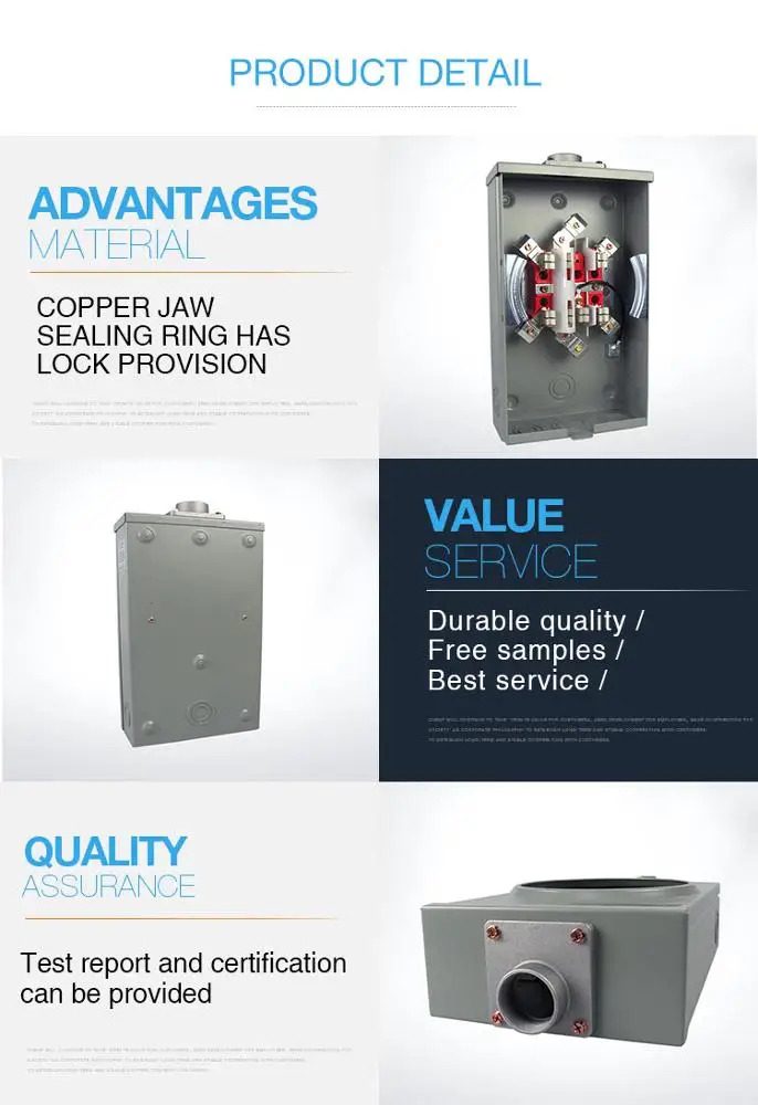 125A Copper Jaws 3 Phase Meter Socket Energy Meter Base| Alibaba.com