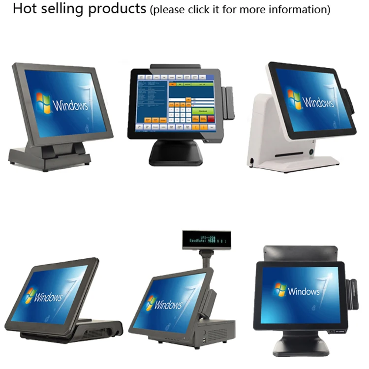 J1900 Fanless Wall-Mounted POS Systems Mainframe Cash Register Host ...