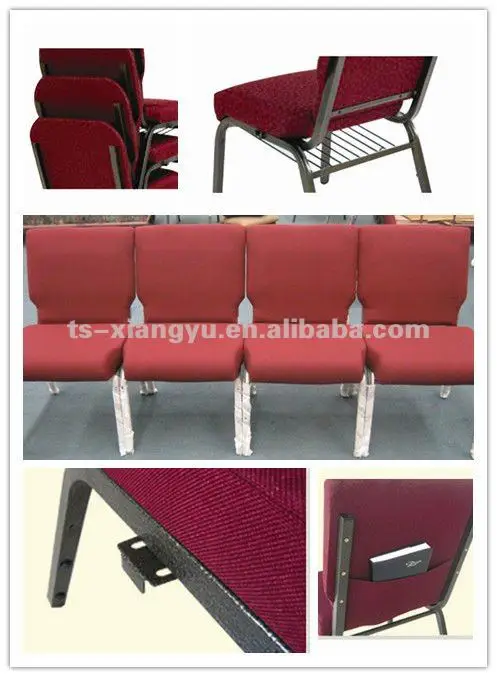 Worship Interlocking Stackable Auditorium Chair For Churches - Buy ...