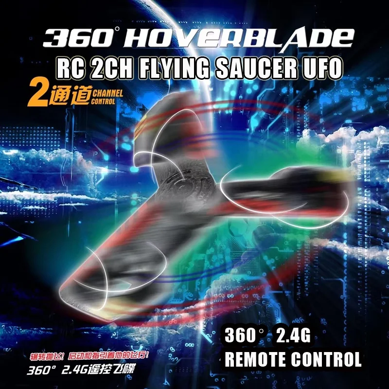 360 Degree Triangle UFO RC Flying UFO Infrared Mini RC 2CH