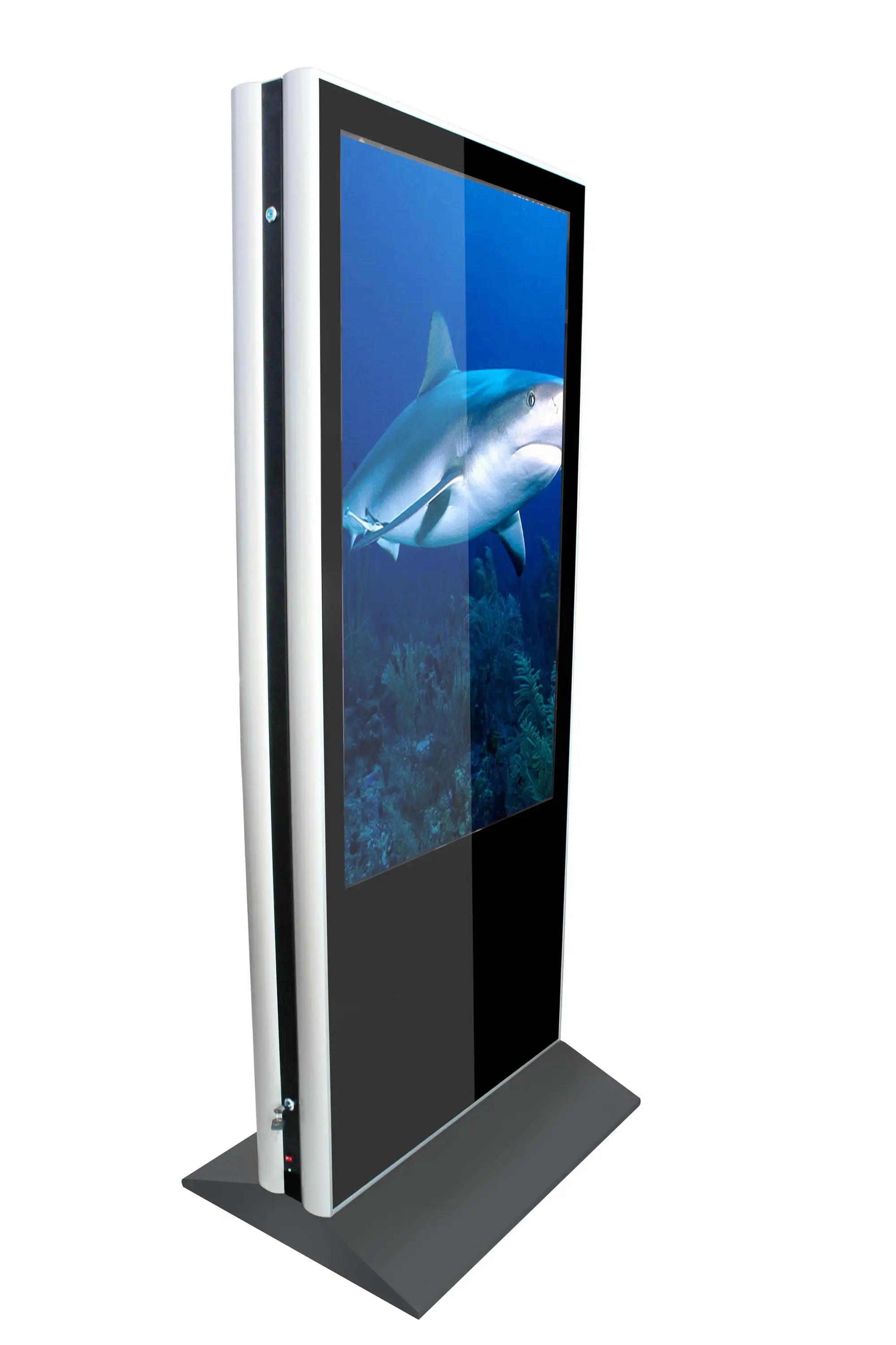 65 Inch Indoor Stand Alone Double-sided Lcd Advertising Display ...