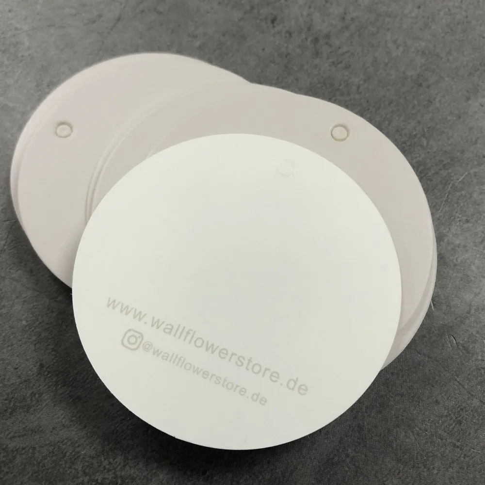Custom Round Shape Hangtag - Sustainable & Recycled