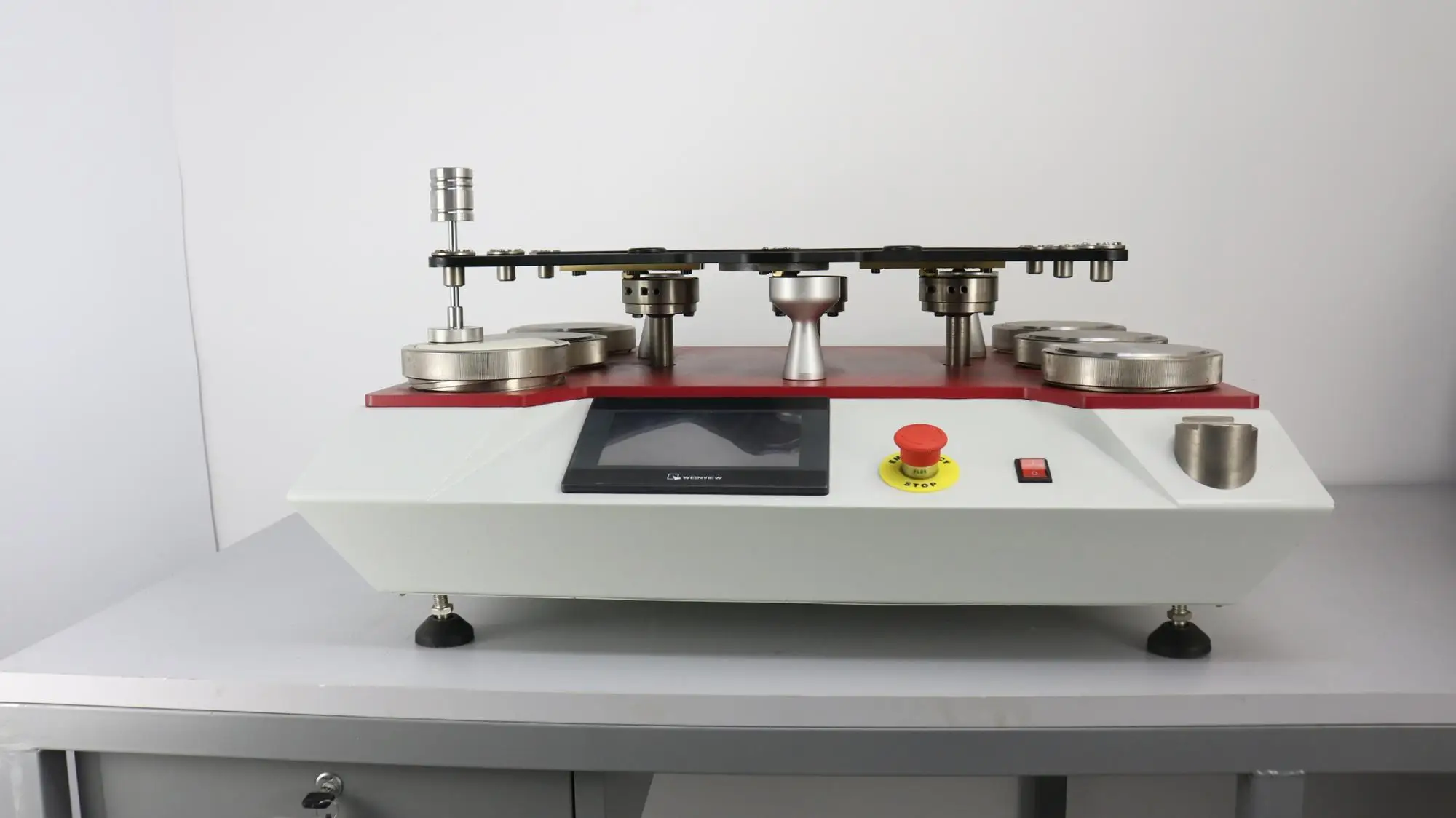 สิ่งทอการทดสอบเครื่อง Astm D4966 Martindale Abrasion Tester - Buy สิ่ง ...