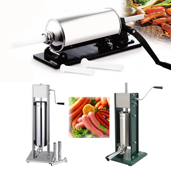 Sausage Maker Filler Stuffer 3liter Vertical Sausage Making Machine For ...