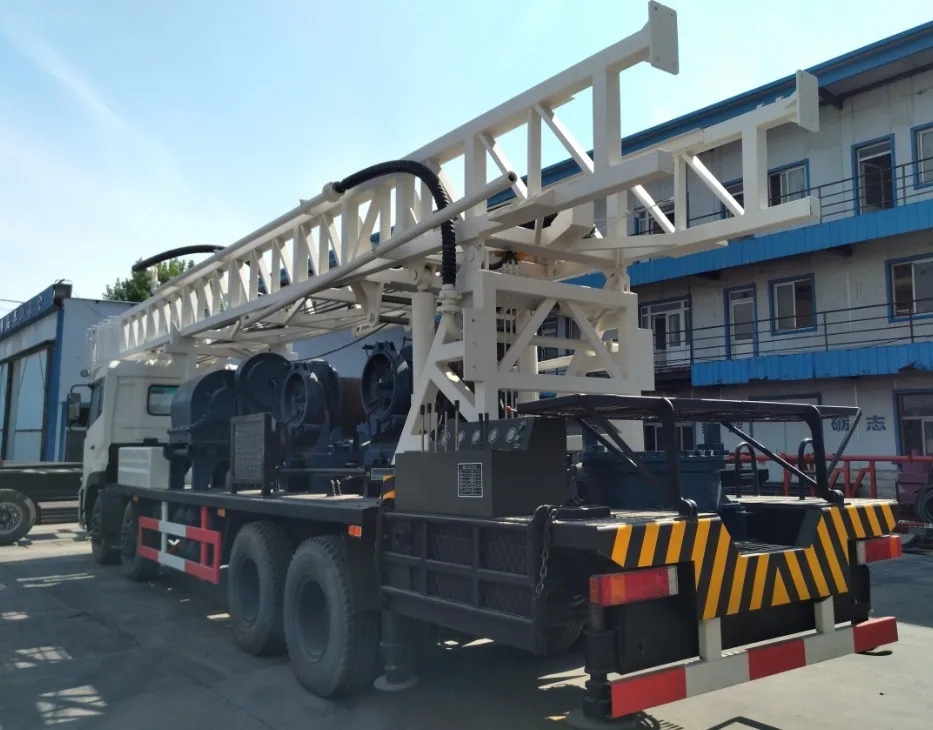 Truck Mounted Turntable Rotary Water Well Drilling Rig - Buy Water Well ...
