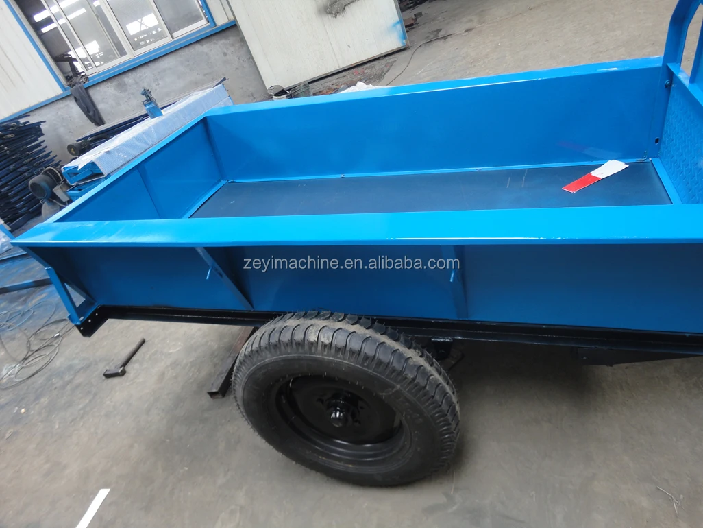 Mini walking galvanized farm tractor trailer Products from Yucheng Zeyi ...