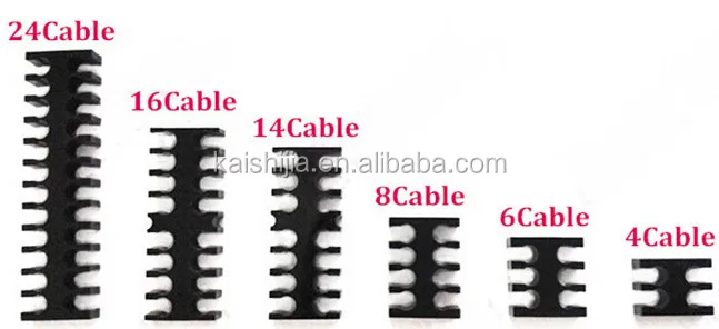 24pin Black Acrylic Cable Combs For 3mm Pc Modular Power Supply Cable ...