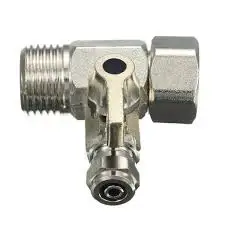 RO Feed Water Adapter - 1/2'' to 1/4'' Ball Valve Faucet