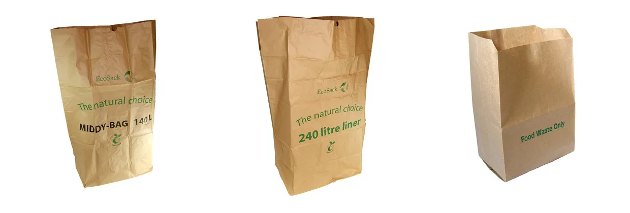 Large Compostable Paper Yard Waste Bags Liner - Buy Paper Waste Bags ...