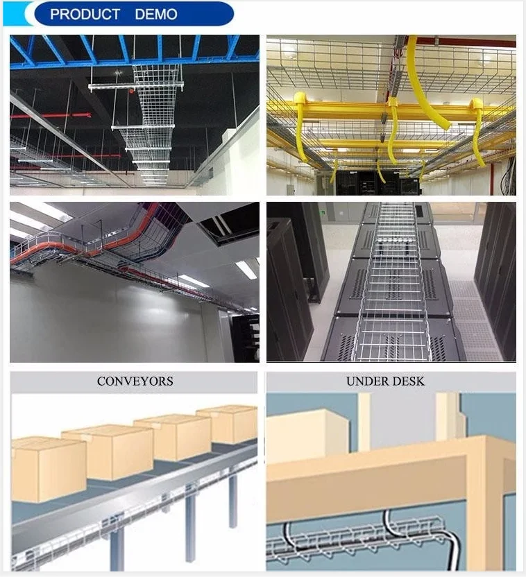 Epoxy Coated Light Type Basket Type Wire Mesh Cable Tray Electrical ...