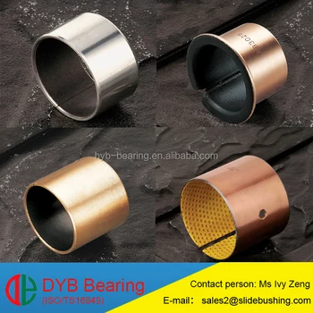 Conductive Multi-layer Bearing With Flange Du Bushing / Copper Backing ...