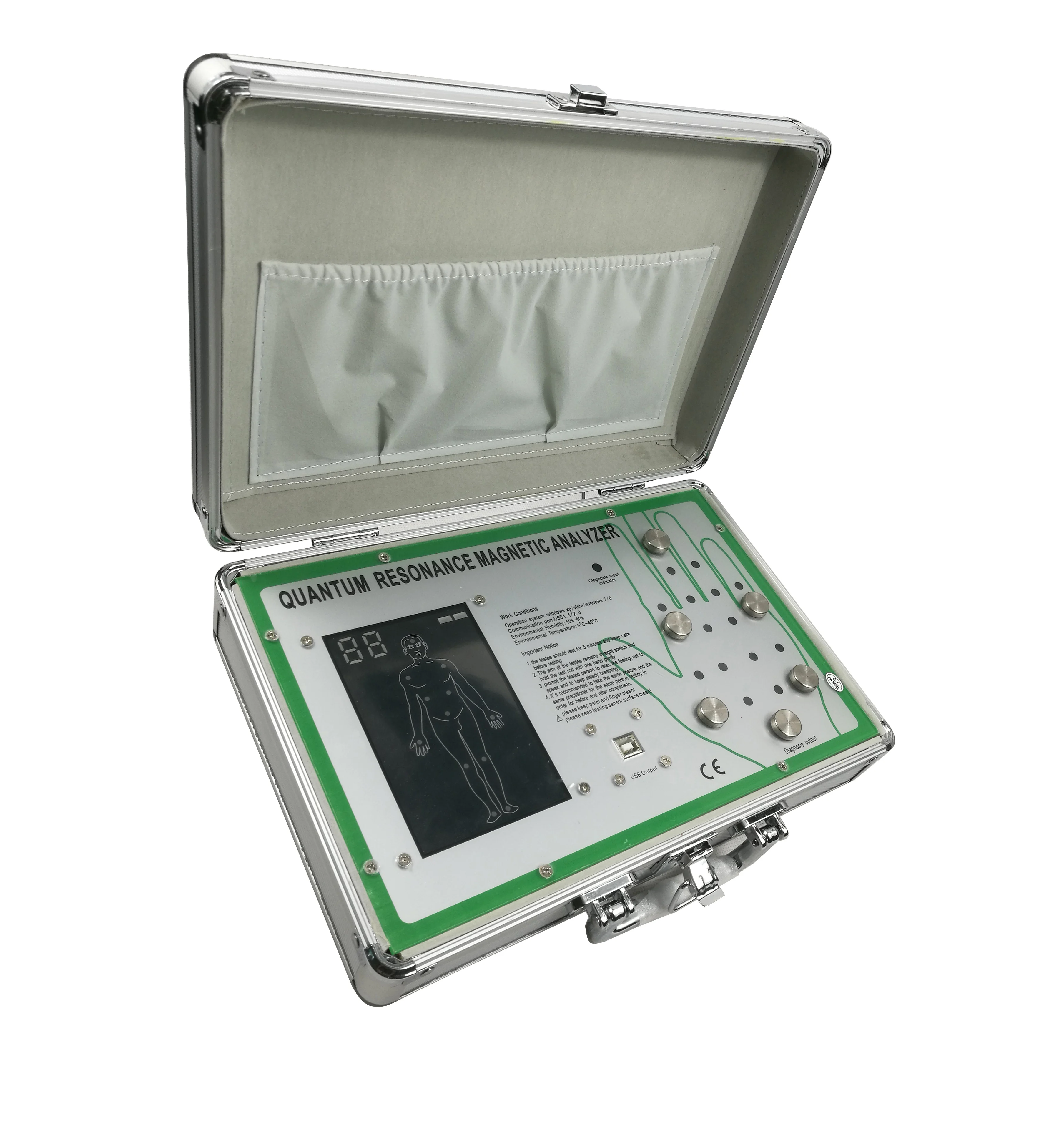 CE Approved Palm Sensor Quantum Resonance Analyzer with FIR Therapy