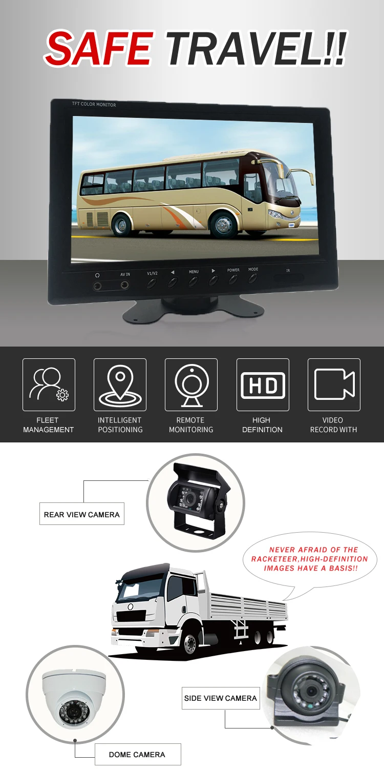 Hot Selling Bus Cctv Camera Lcd Monitor System - Buy Bus Cctv Camera ...
