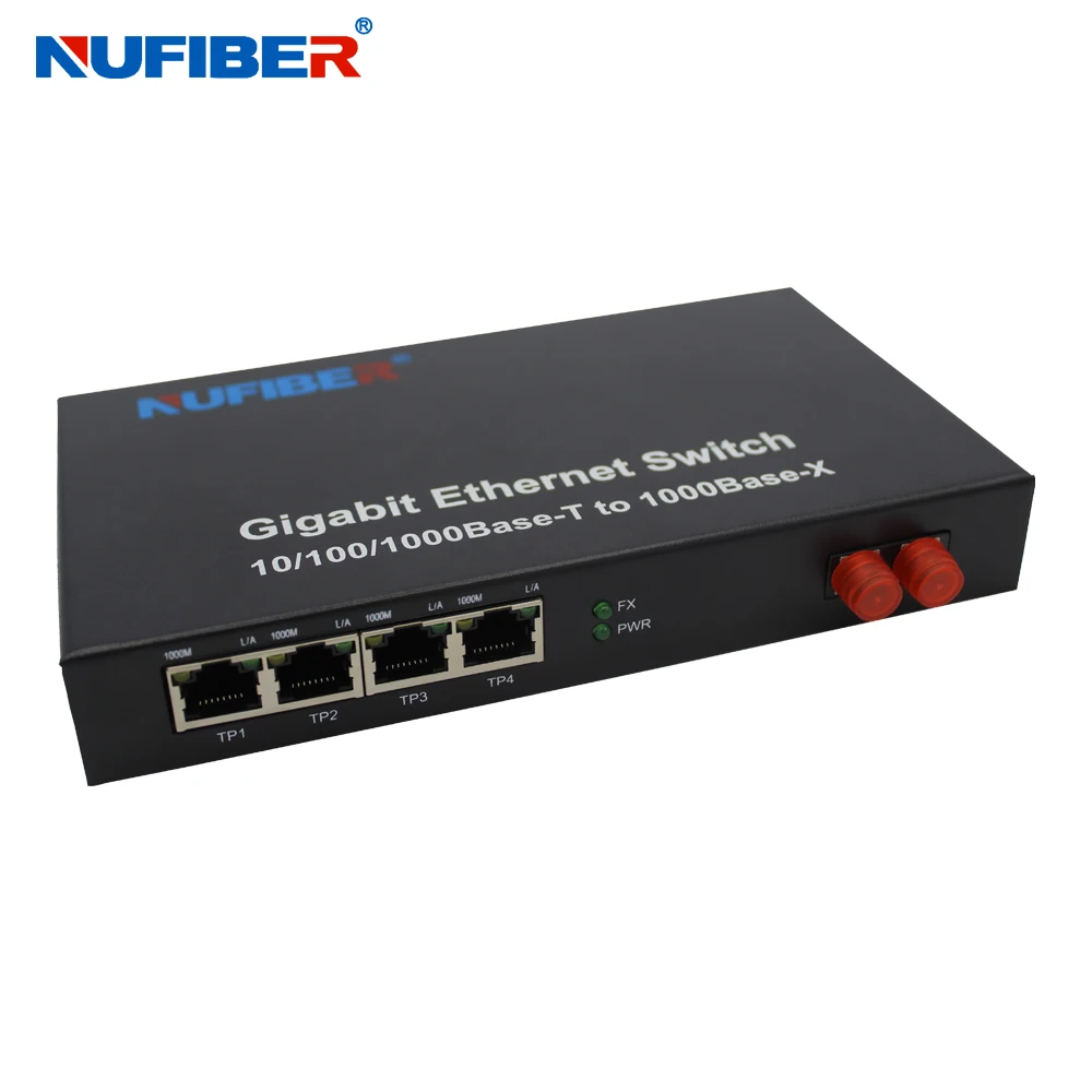 Gigabit Ethernet Optical Fiber Switch 2 Rj45 Ports &2 Sfp Sockets - Buy ...