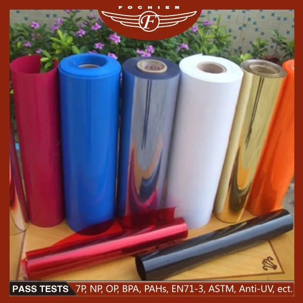 Customized Multi Color Gold Flexible Pvc Plastic Sheet For Decorations ...