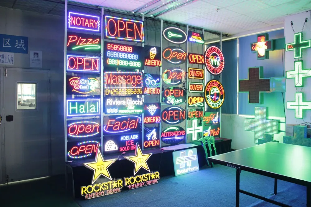 High Quality Pharmacy Cross Led Glow Sign Board Designs - Buy High ...