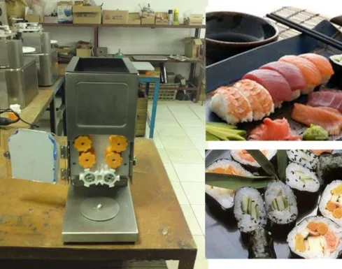 Factory Price Automatic Suzumo Rice Roll Sushi Sheet Making Machine