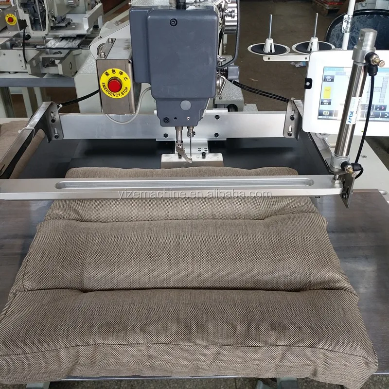 Industrial Pillow Stitching Machine Cushion Computer Pattern Tacking ...