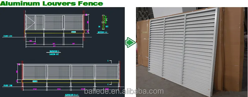 Environmental protection fixed aluminium generator louver, View ...