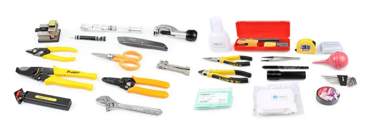 Professional Fiber Optic Tool Kit For Cable Installation - Buy Fiber ...