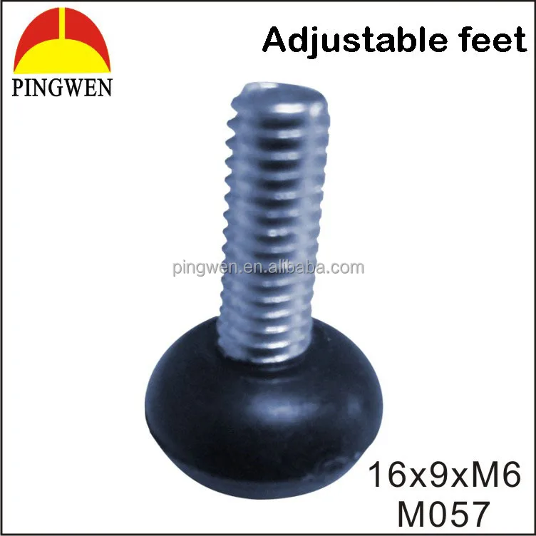 Wholesale Furniture Hardware Plastic Cabinet Leg Screw For Adjustable ...