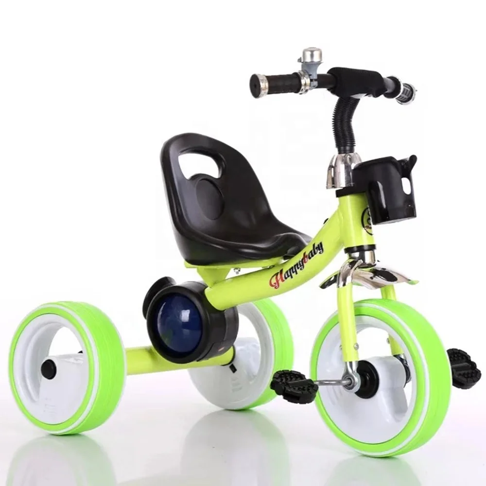 Top Sale 6.5" Plastic Frame First Children Pedal Tricycle With Three ...