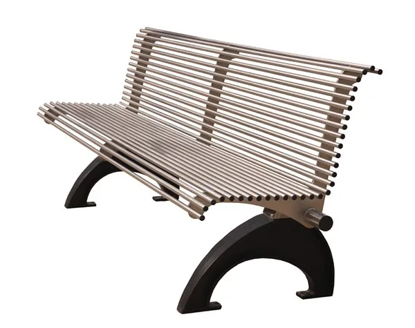 Stainless Steel Park Bench With Cast Iron Leg - Buy Stainless Steel ...