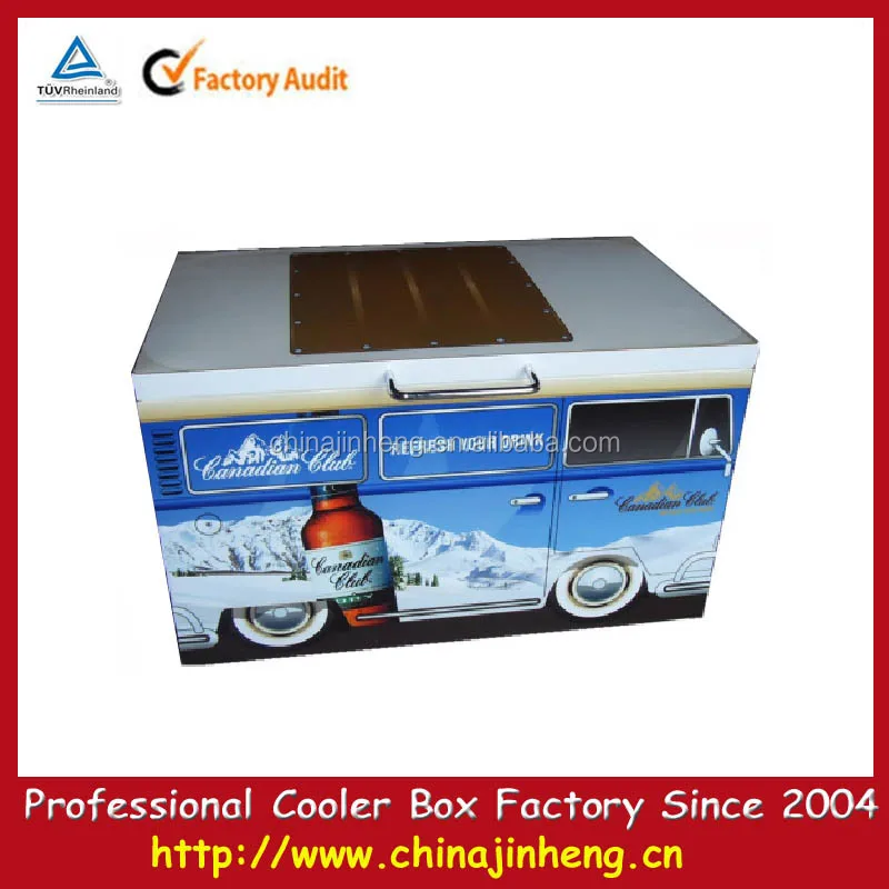 81l Big Cooler Box With Wheels And Waterproof Sticker Logo - Buy Ice ...