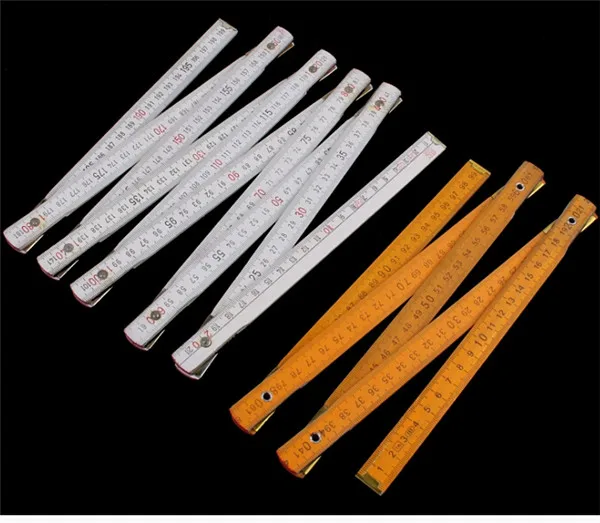 200cm Wooden Folding Ruler - Perfect for Drawing & Home Decor