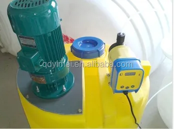 Chemical Pam / Pac Dosing Tank Unit For Sewage Treatment Equipment ...