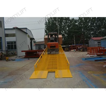 Steel Yard Ramp For Loading And Unloading Trucks/trailers 10 Ton - Buy ...