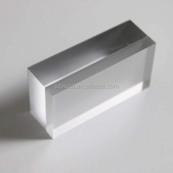 Crystal Block Brick - Durable, Clear Acrylic for Engraving
