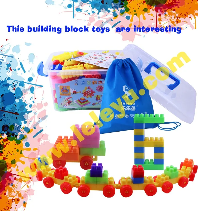 Diy Plastic Large Building Connector Blocks Toy For Boys - Buy Plastic ...