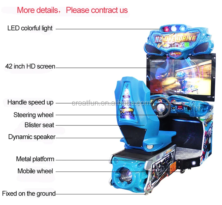 H2 Overdrive Driving Race Equipment - Water Racing Arcade
