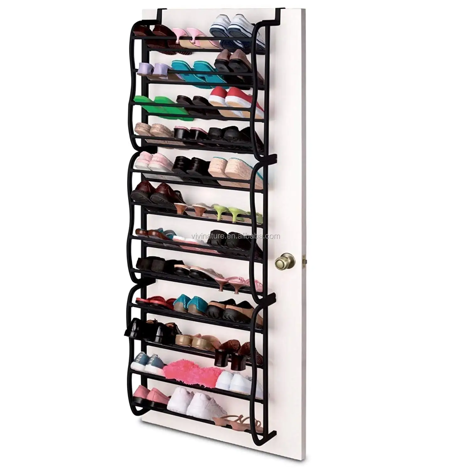Door Hang Shoe Rack With Plastic Frame And Over Door Shoes Rack - Buy ...