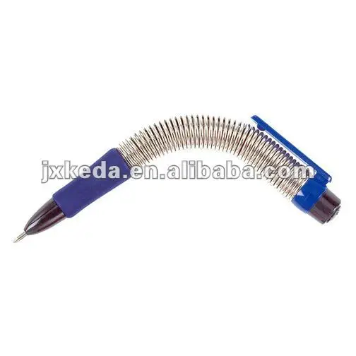 Bolígrafo de resorte flexible de plástico, bolígrafo de bola múltiple ...