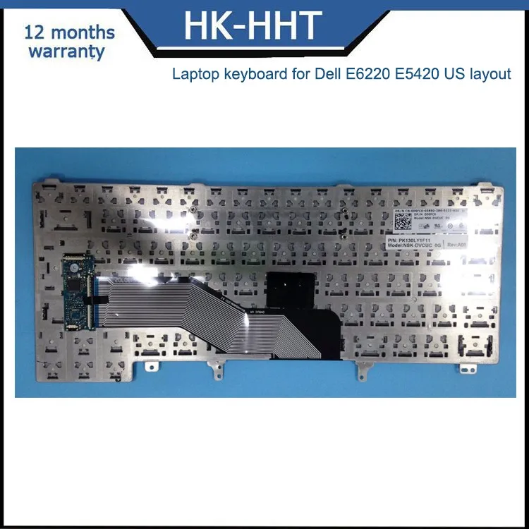 Dell Latitude E6220 E6320 E5420 Keyboard - HHT Black US