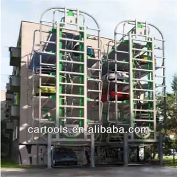 Vertical Steel Stucture Car Parking Garage Rotary Parking System(a ...