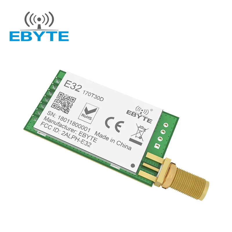 Ebyte E32-170t30d Semtech Sx1278 Uart 8km High Diffraction 170mhz 30dbm Dip 24*43mm Lora ...