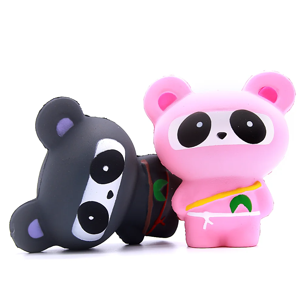 Jumbo Cute Key Chain Scented Squishies Oyuncaklar Ninja Panda Animal ...