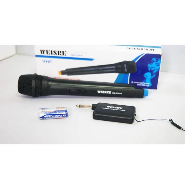 Wireless Microphone Handheld Microphone Wm-3308a - Buy Wireless ...